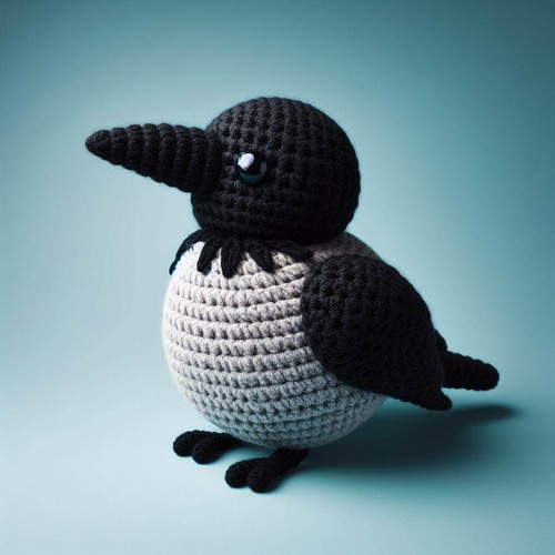 Crochet Crow Bird Amigurumi Pattern - All Thing Crafts