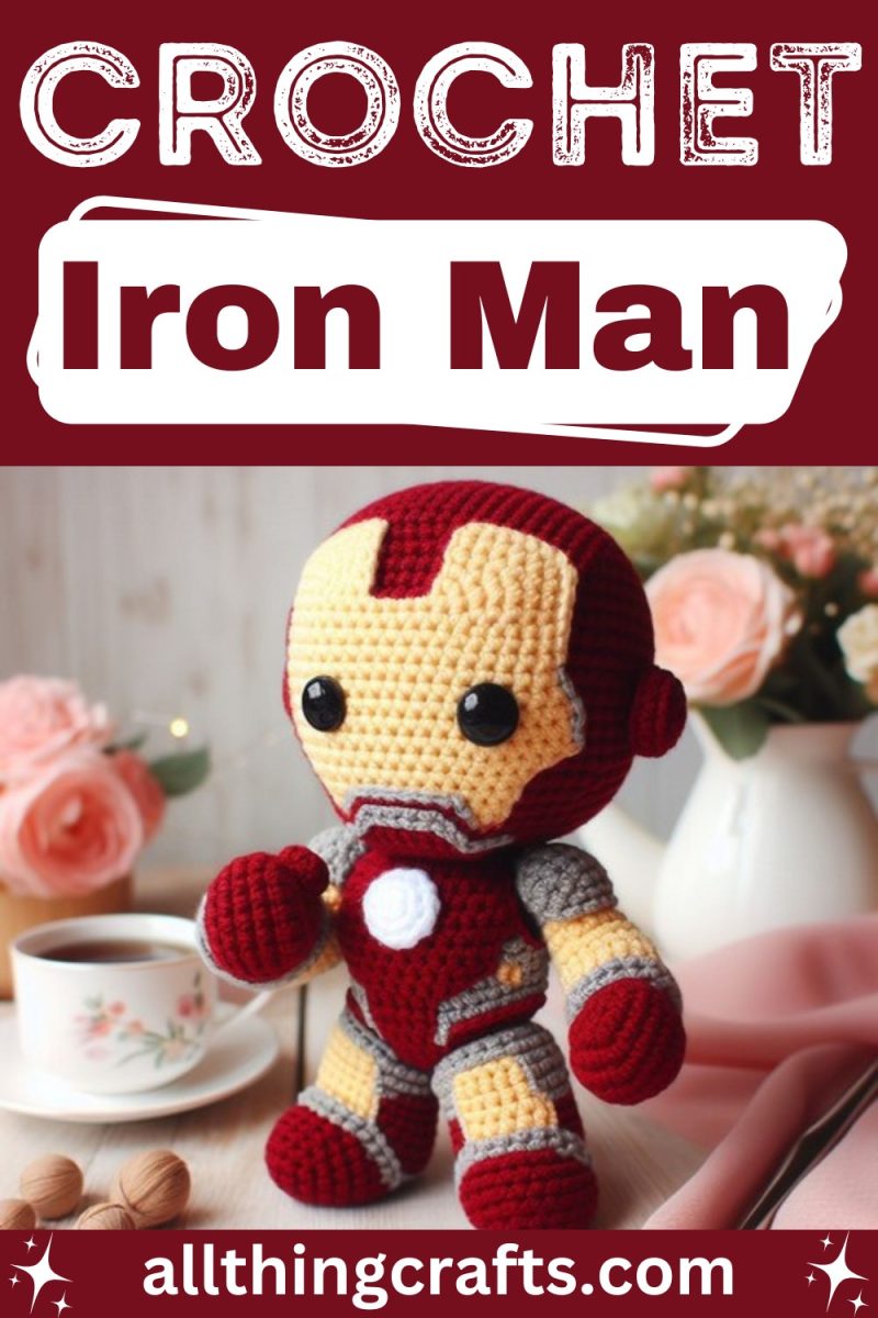 Free Iron Man Amigurumi Crochet Pattern - All Thing Crafts