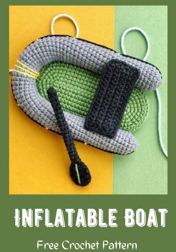 Crochet Inflatable Boat Free Pattern - All Thing Crafts