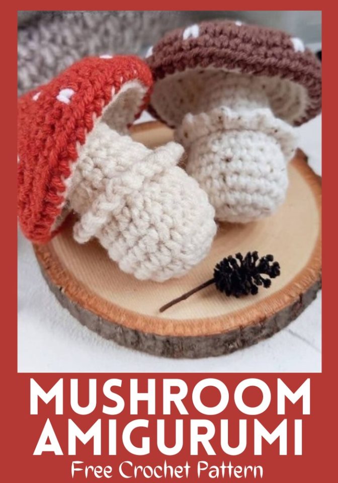 Crochet Mushroom Amigurumi Free Pattern - All Thing Crafts