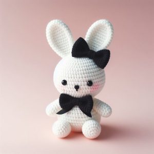 Crochet White Bunny Amigurumi Free Pattern- All Thing Crafts