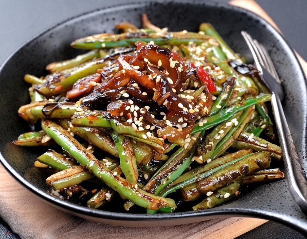 Blistered Gochujang String Beans For A Spicy Side Dish Delight - Yours ...