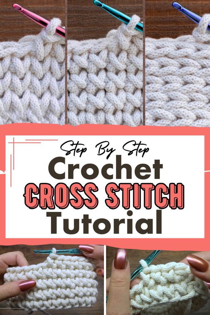 Crochet Cross Stitch Tutorial For Beginners - All Thing Crafts