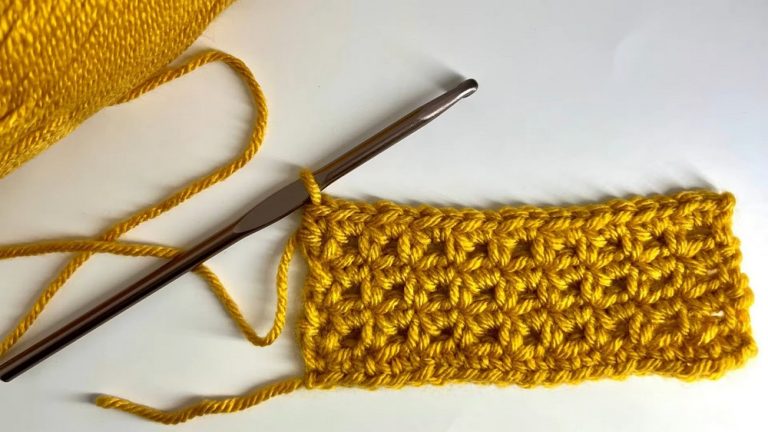 Crochet Sieve Stitch Tutorial Step By Step - All Thing Crafts