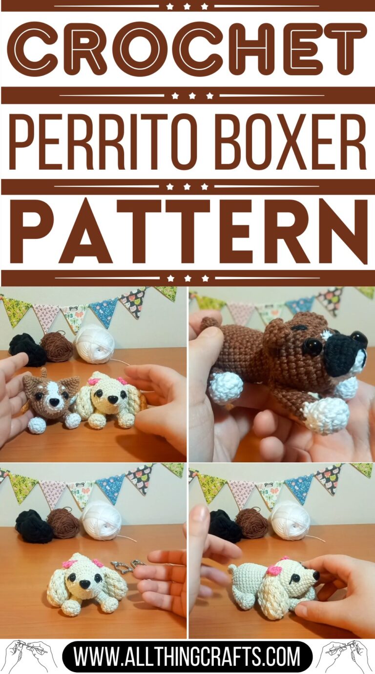 Easy Crochet Perrito Boxer Amigurumi Pattern - All Thing Crafts