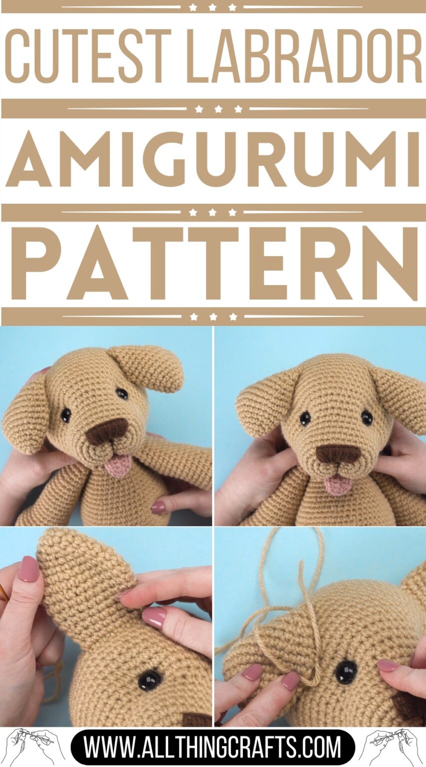 Easy To Make Cutest Crochet Labrador Amigurumi Pattern - All Thing Crafts