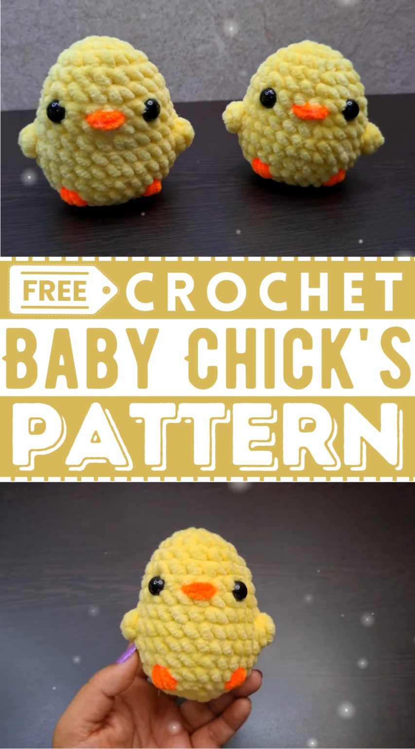 Free Crochet Patterns For Adorable Amigurumi Baby Chick - All Thing Crafts