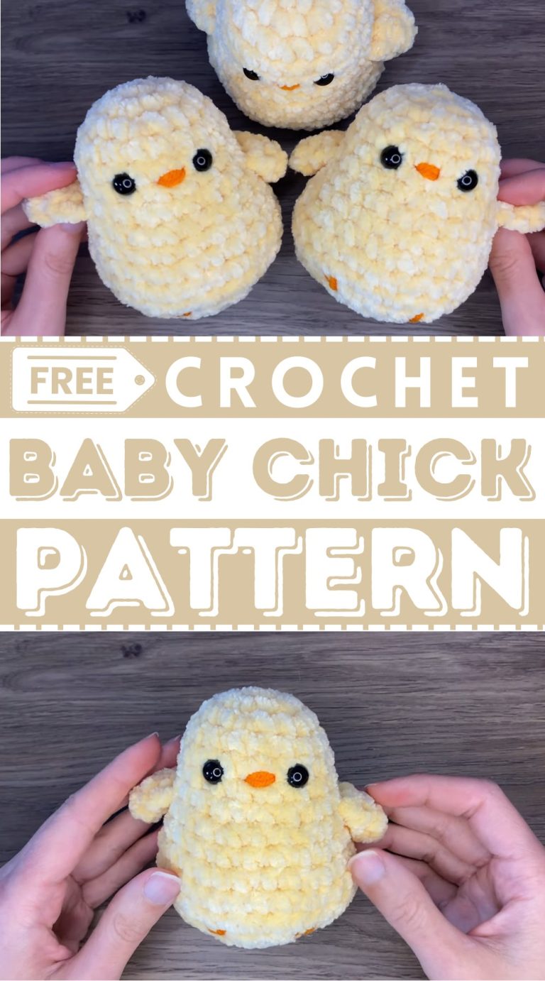 Free Crochet Patterns For Adorable Amigurumi Baby Chick - All Thing Crafts