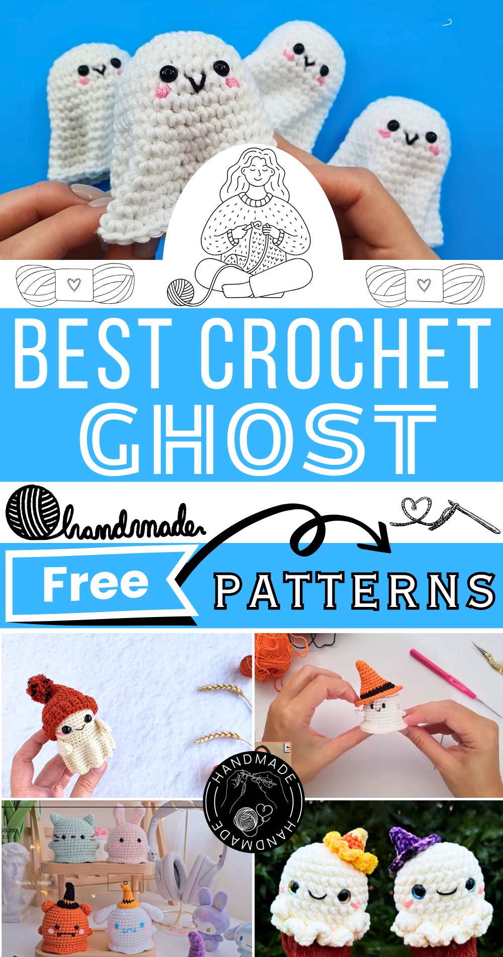 Crochet Amigurumi Ghost Patterns For Spooky Decor - All Thing Crafts