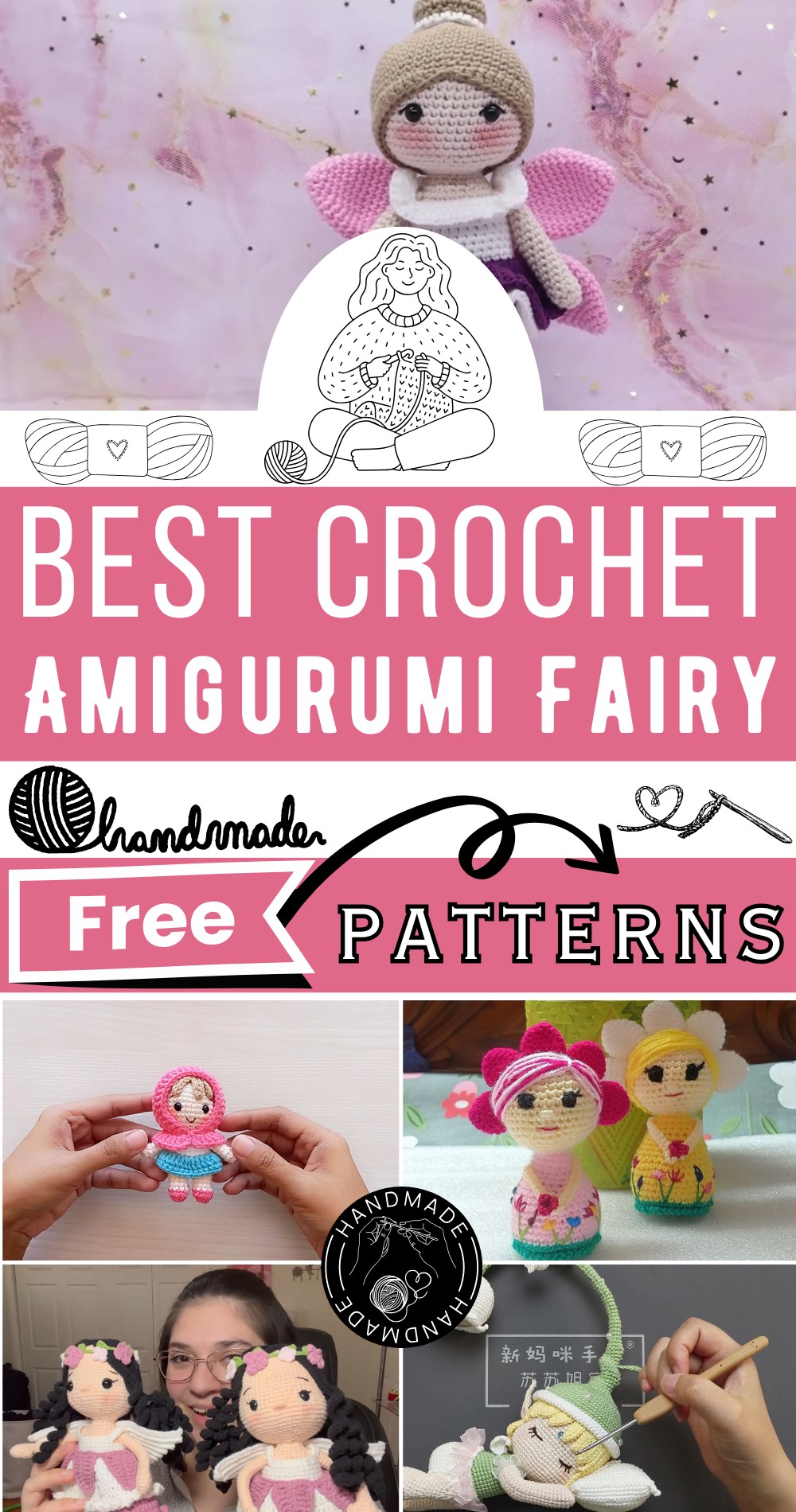 Whimsical Free Crochet Amigurumi Fairy Patterns - All Thing Crafts