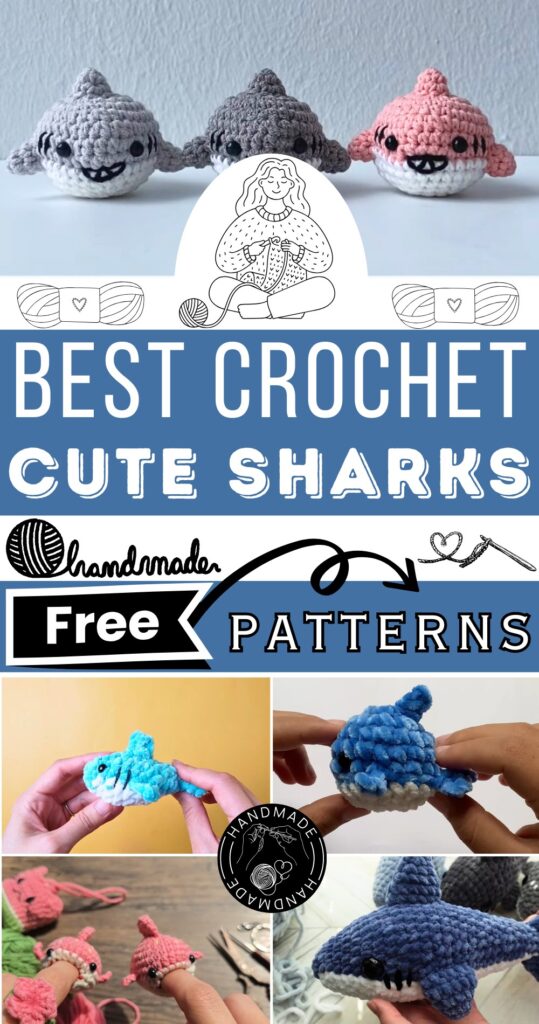 Free Crochet Patterns for Delightful Amigurumi Sharks - All Thing Crafts