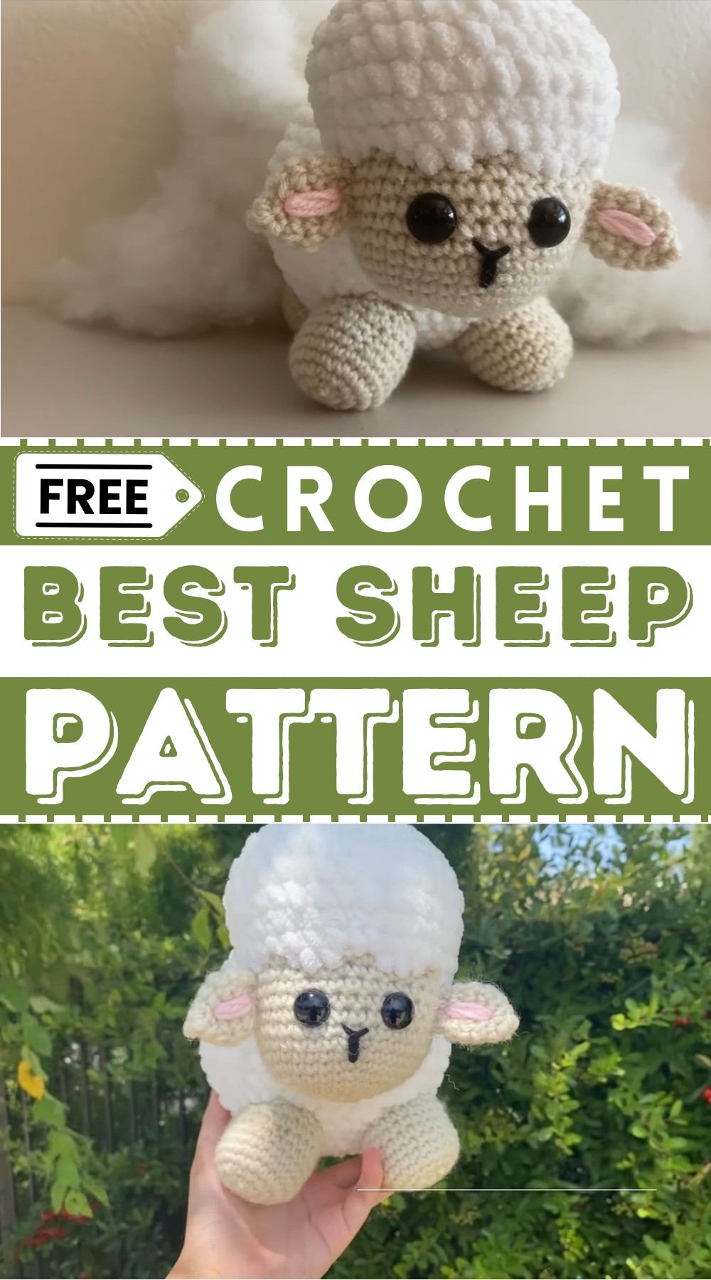 Charming Crochet Sheep Patterns For Kids Playtimes - All Thing Crafts