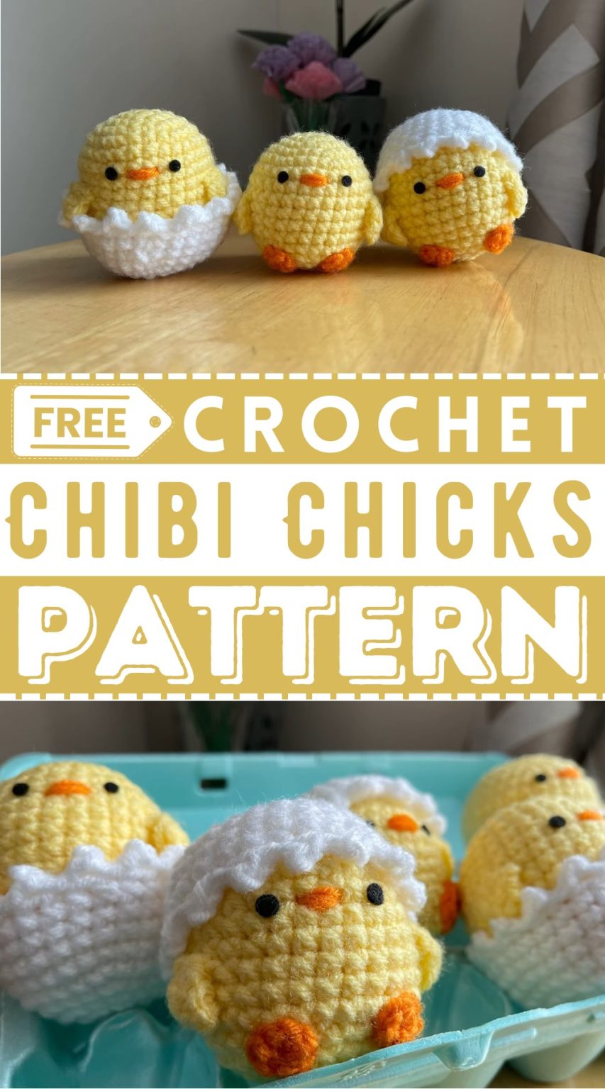 Free Crochet Patterns For Adorable Amigurumi Baby Chick - All Thing Crafts