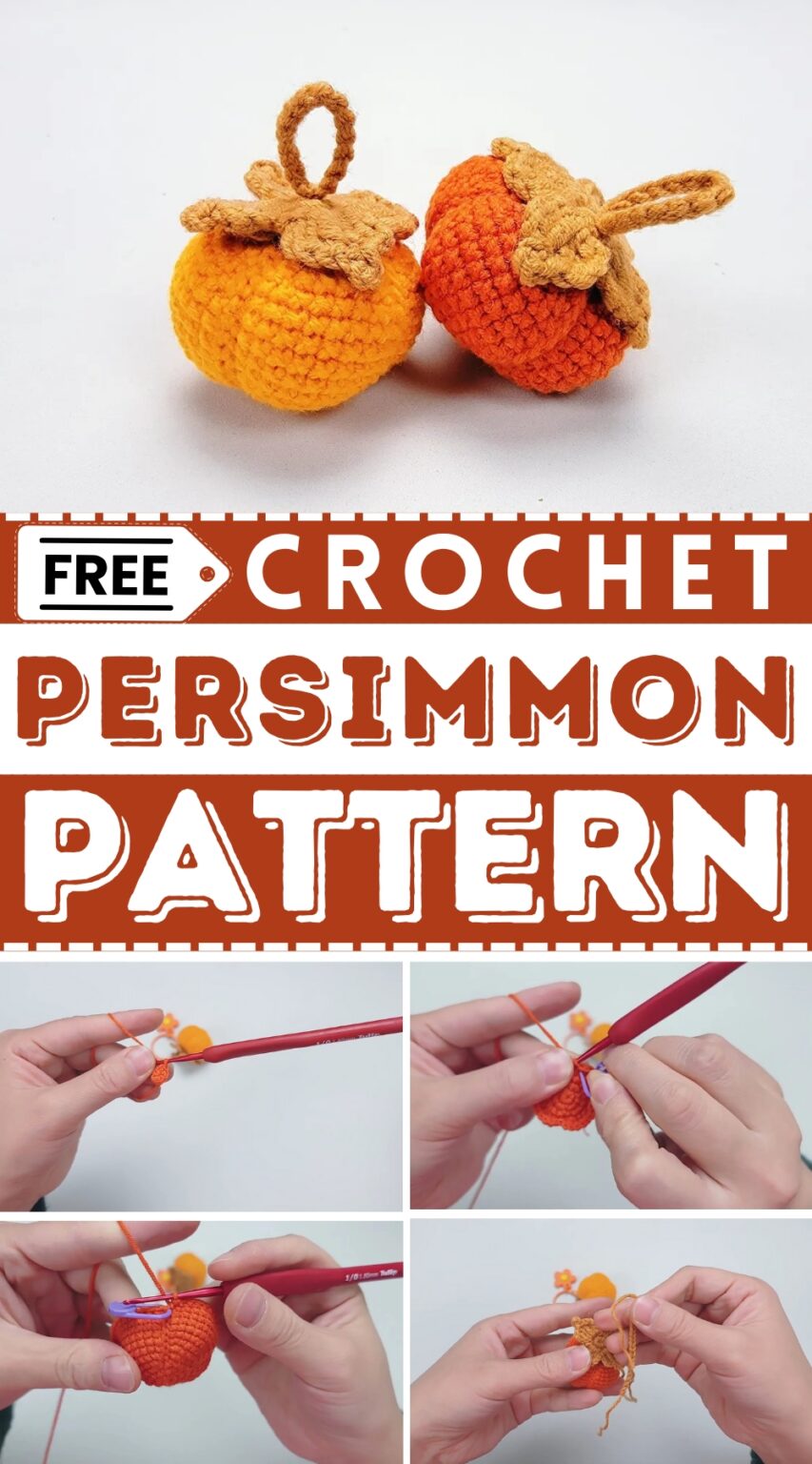 Crochet Persimmon Pattern Step-by-Step Guide to Perfect Stuffing ...