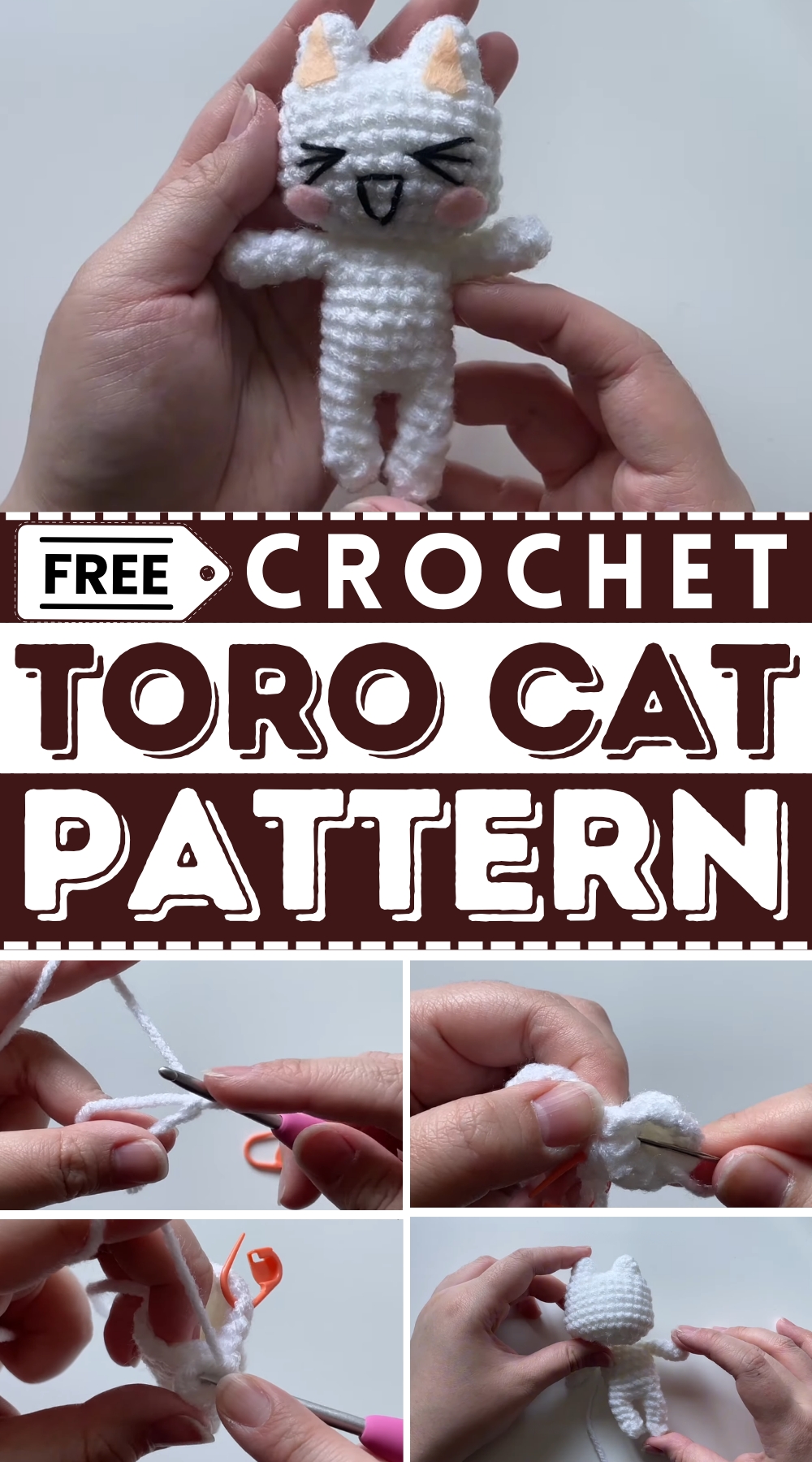 How to Crochet Toro Cat Using Scrap Yarn and Still Make It Look Amazing ...
