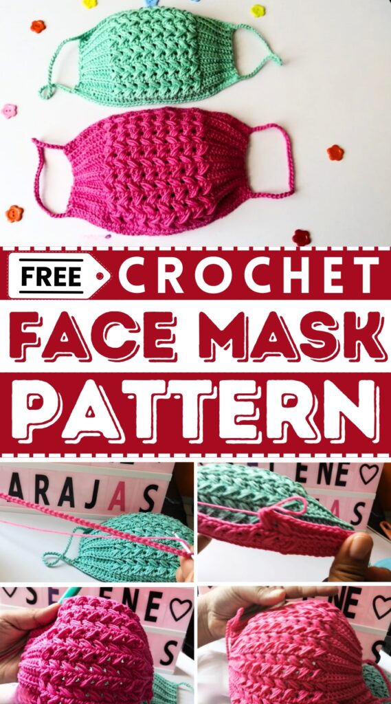 Quick and Free Crochet Face Mask Pattern That Boost Your Look - All ...