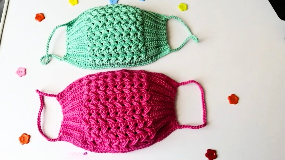 Quick and Free Crochet Face Mask Pattern That Boost Your Look - All ...