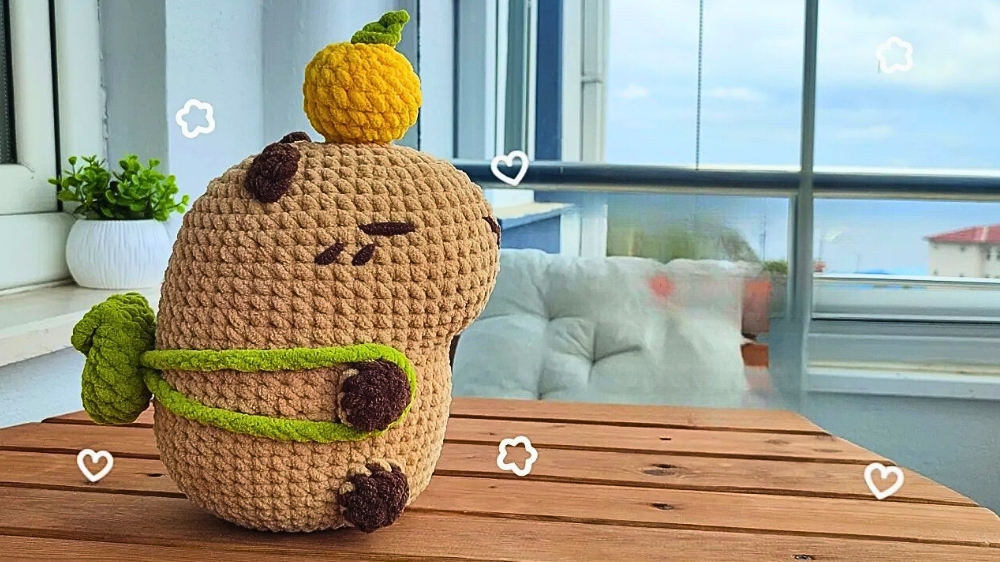 Learn to Make a Crochet Big Capybara Pattern for Adorable Looks - All ...