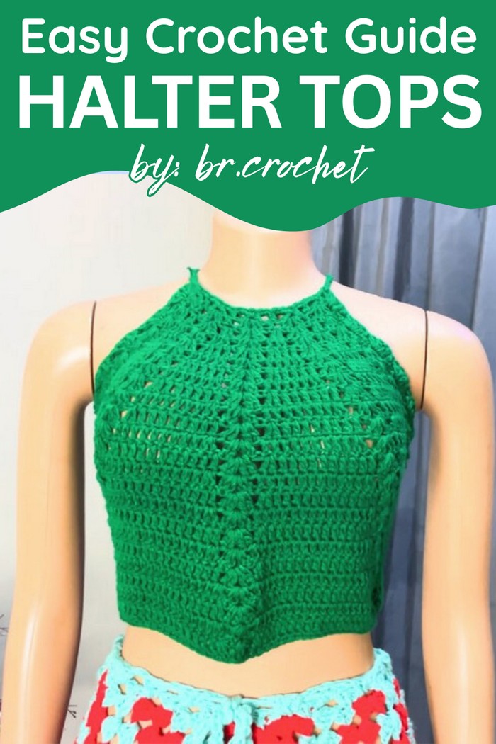 Gorgeous Crochet Halter Neck Top Pattern for Summer - All Thing Crafts