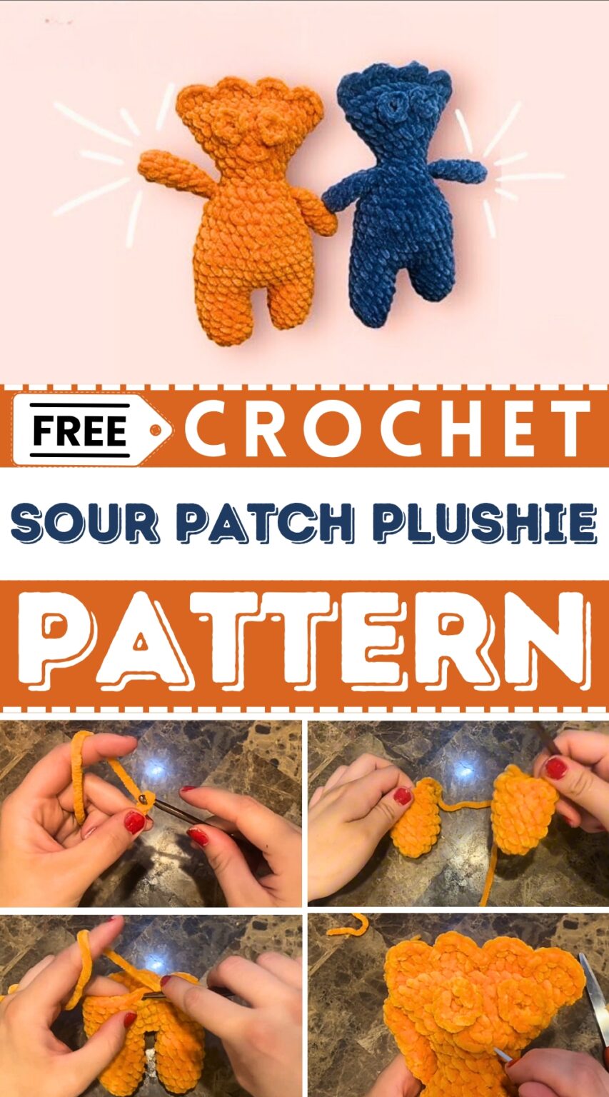 How to Crochet Sour Patch Plushie Pattern for Creative Fun - All Thing ...