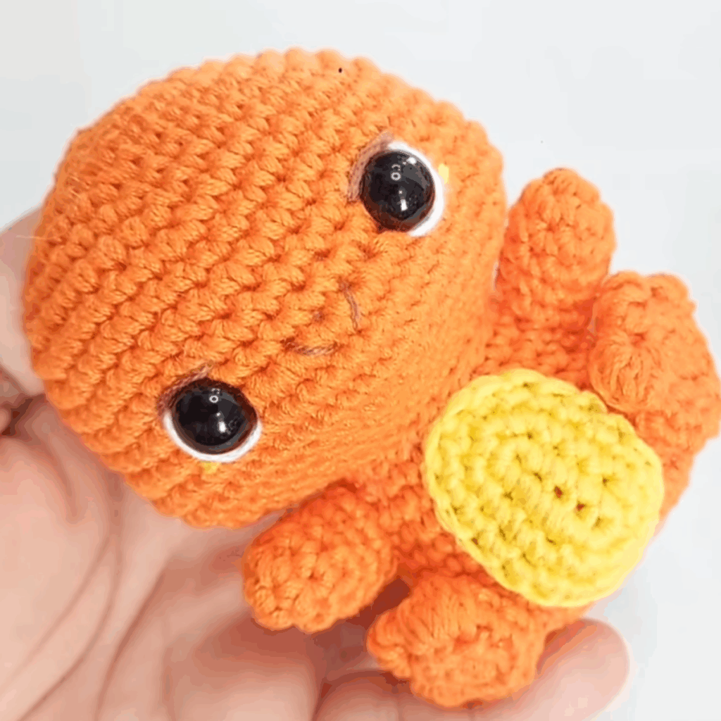Learn Crochet Charmander Keychain Pattern for Quirky Bag Looks - All ...