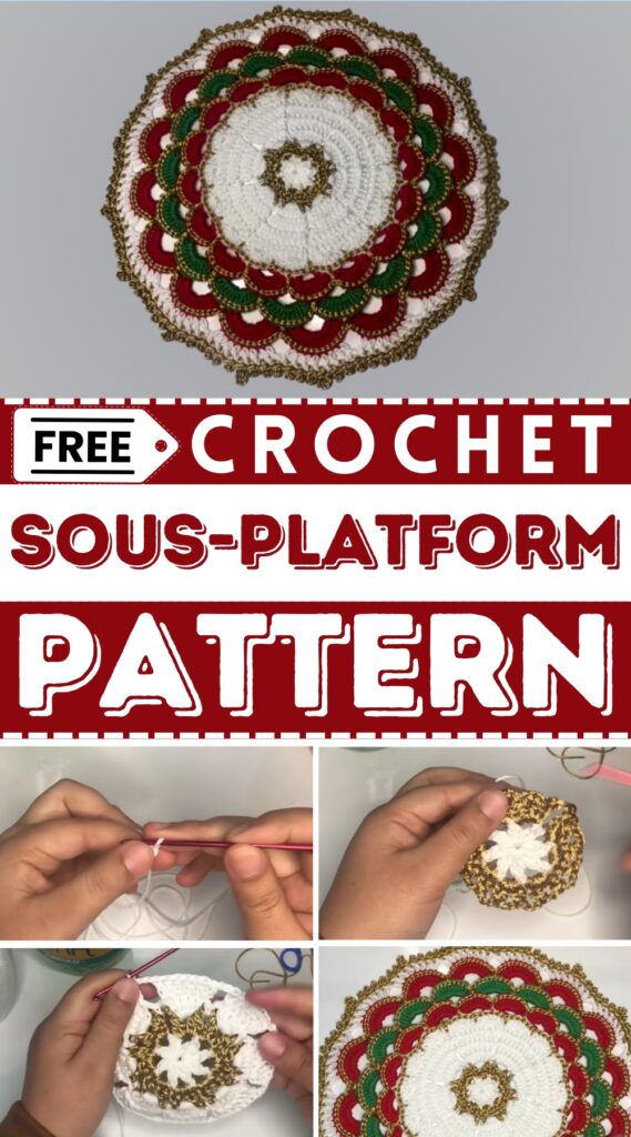 Learn Crochet Sous-Platform Pattern for Eye-Catching Results - All ...