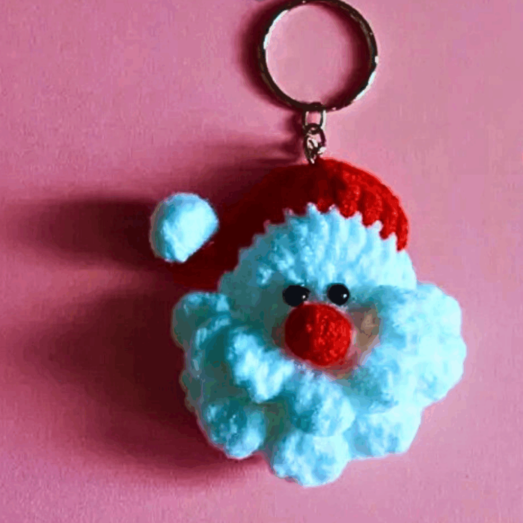 Unique Crochet Santa Claus Keychain Pattern for Festive Touches - All ...