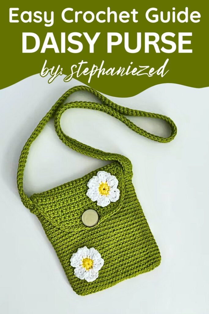 Dainty Crochet Daisy Purse Pattern Perfect Spring Accessory - All Thing ...