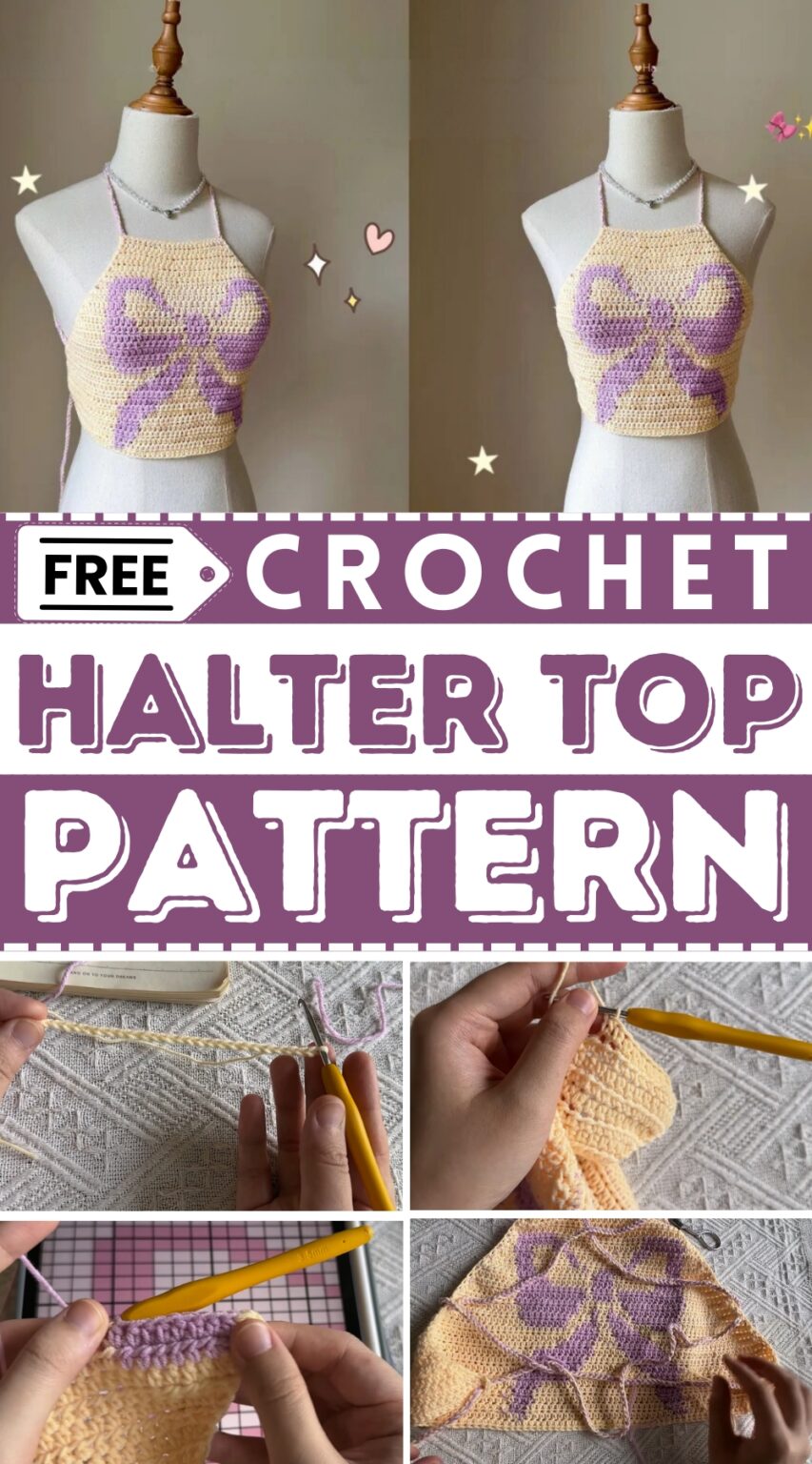 Dreamy Crochet Halter Top Pattern for Beach-Ready Looks - All Thing Crafts
