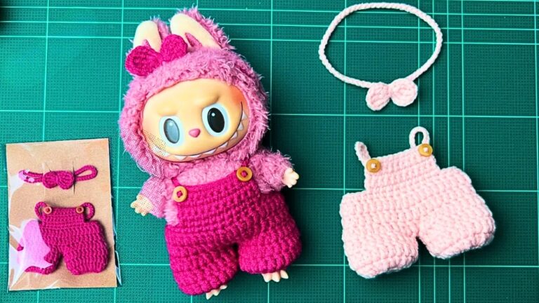 Quirky Free Crochet Labubu Clothes Pattern for Adorable Looks - All ...