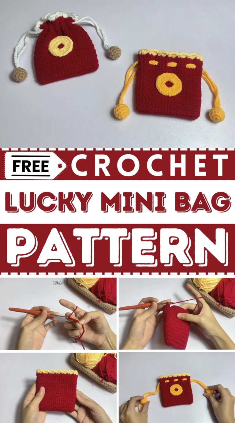 How You Can Crochet a Lucky Mini Bag Pattern for Everyday Glam - All ...