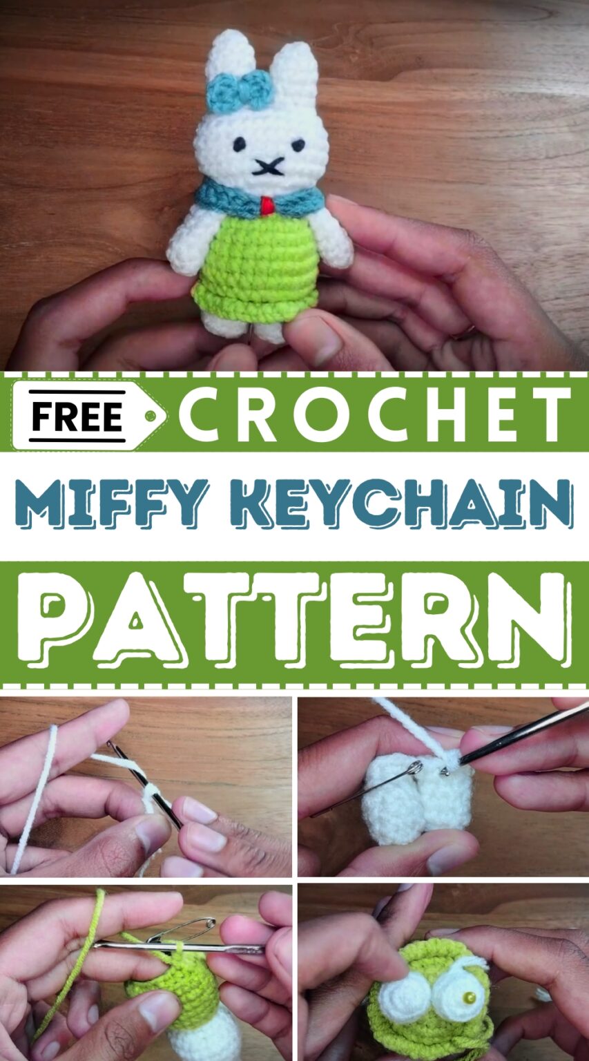 Stylish and Sweet Crochet Miffy Keychain Pattern for Beginners - All ...