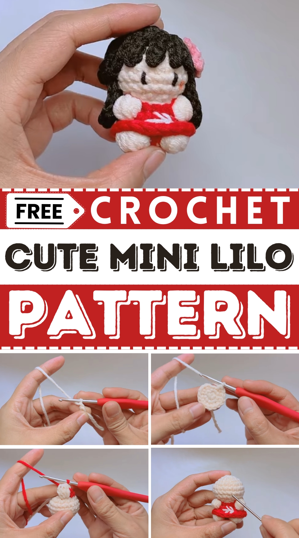 How to Crochet a Mini Lilo Pattern for Lovely Decor - All Thing Crafts