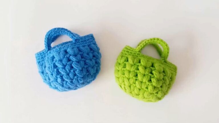 Easy Crochet Mini Bag Pattern for Beginners - All Thing Crafts