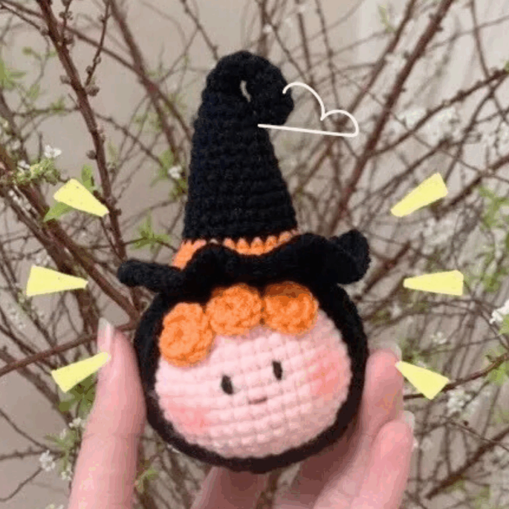 Trendy Crochet Witch Keychain Pattern for Everyday Flai - All Thing Crafts