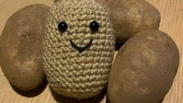 How to Crochet an Easy Potato Pattern for Fun Home Appeal - All Thing ...