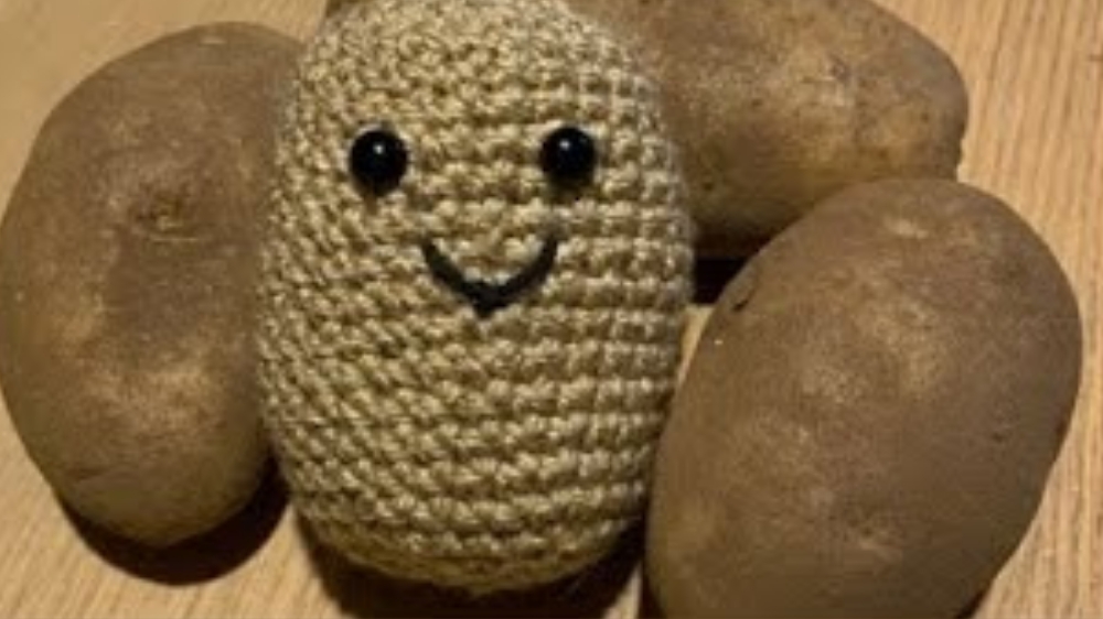 How to Crochet an Easy Potato Pattern for Fun Home Appeal - All Thing ...