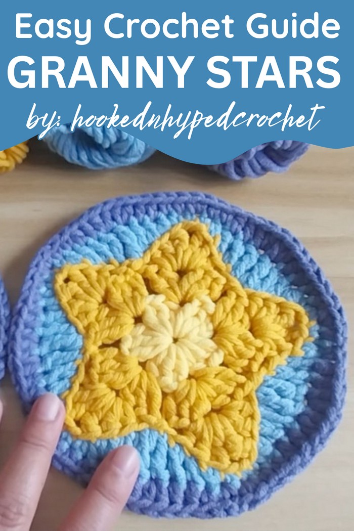 Eye-Catching Crochet Granny Circle Star Pattern for Beginners - All ...