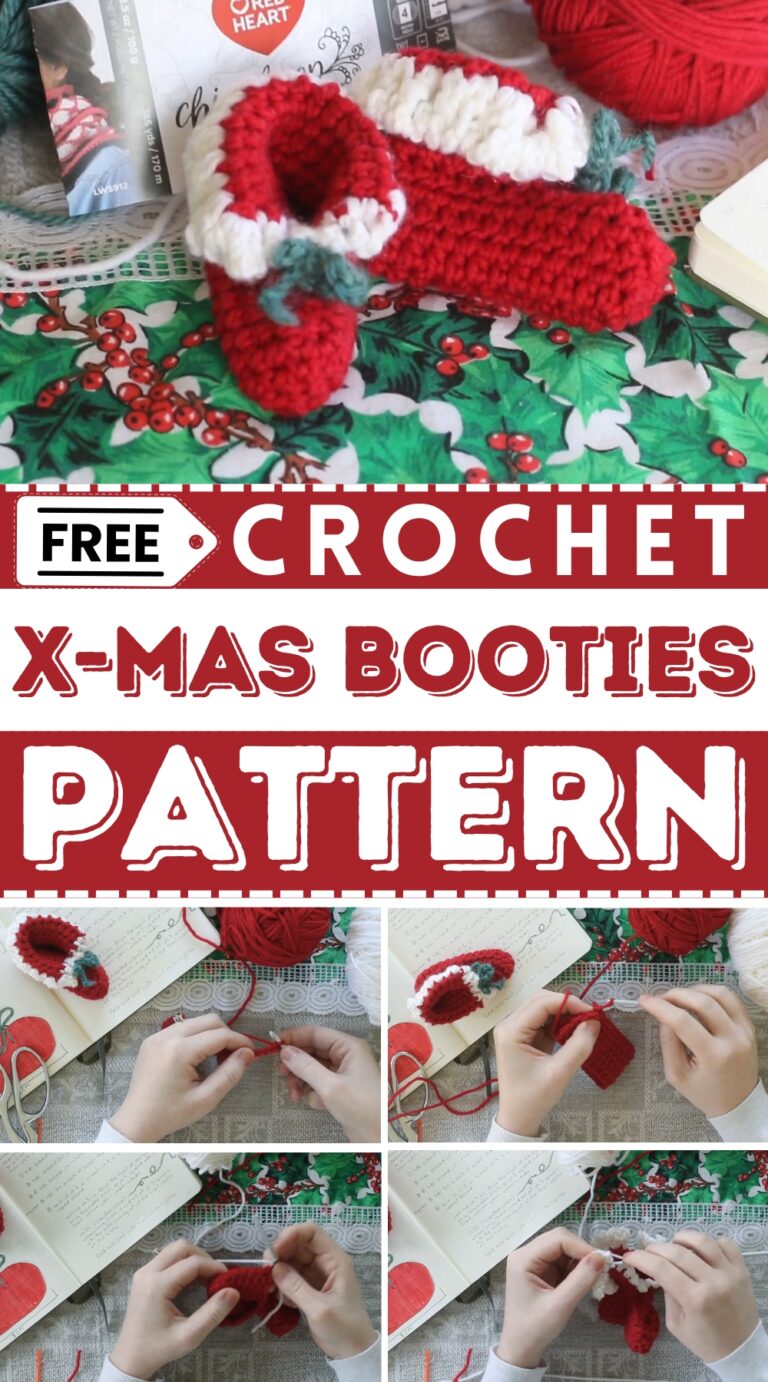 Learn Cute Crochet Christmas Booties Pattern for Holiday Warmth - All ...