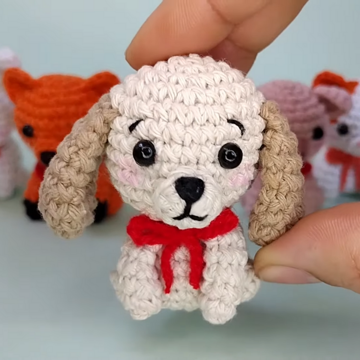 Free Crochet Mini Dog Pattern for Beginners to Start Today - All Thing ...