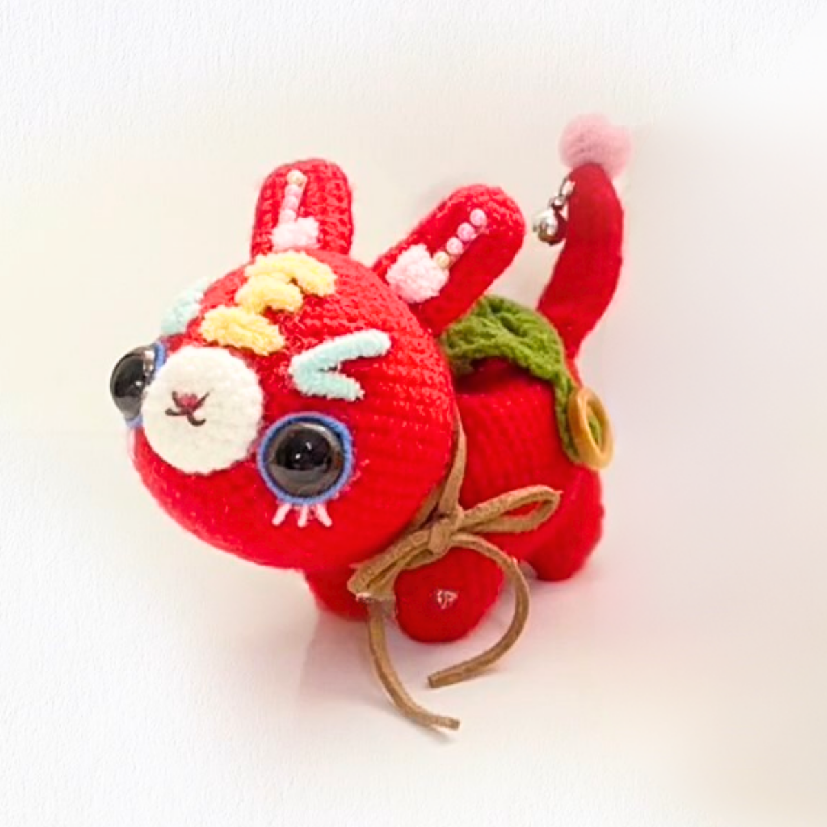 How to Crochet Tiger Rabbit Meow Pattern for Cute Decor - All Thing Crafts