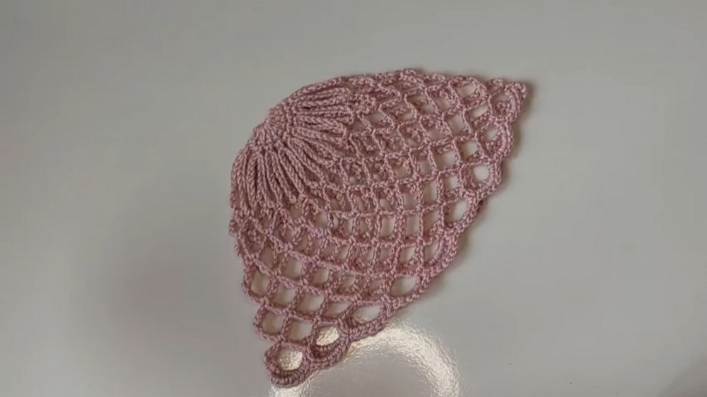 How to Crochet Mesh Hat for Summer - All Thing Crafts