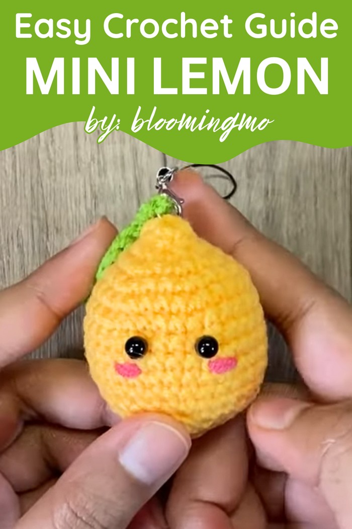 How to Make Mini Lemon Amigurumi for Kids - All Thing Crafts