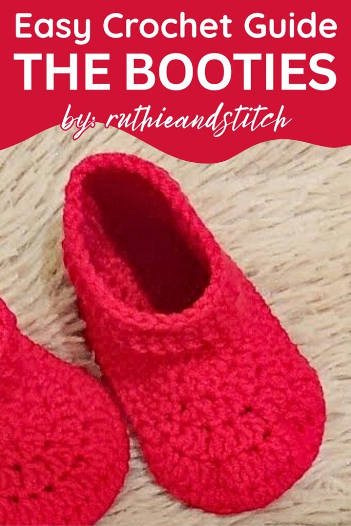 Easy Crochet Baby Booties Pattern for Sweet Memories - All Thing Crafts