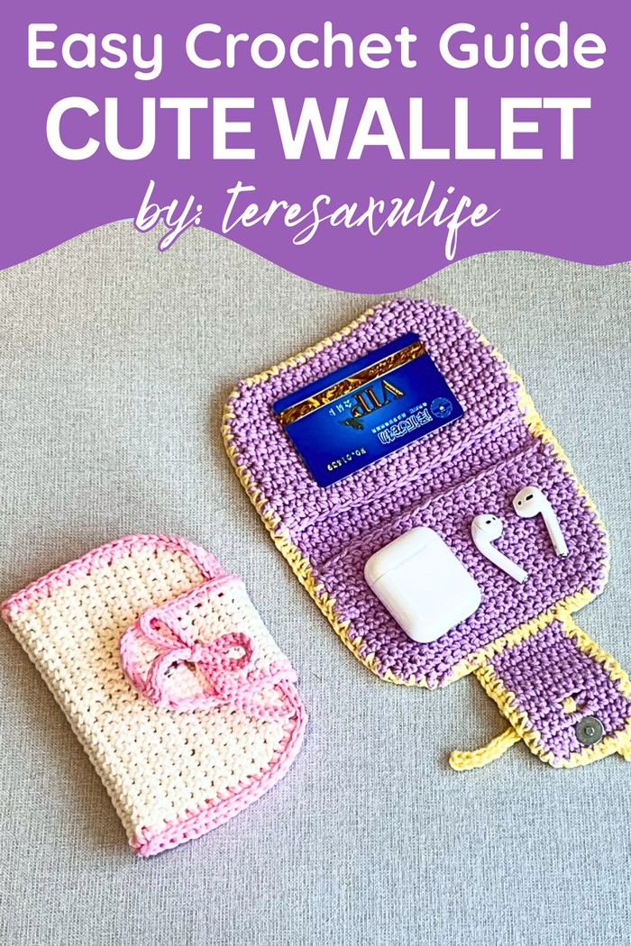 FREE Crochet Wallet Pattern for Daily Essentials & Gift - All Thing Crafts