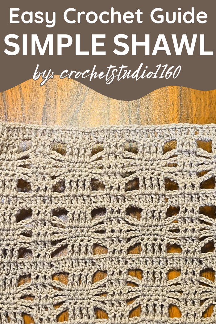 How to Crochet Rectangle Shawl for Chic Wraps - All Thing Crafts