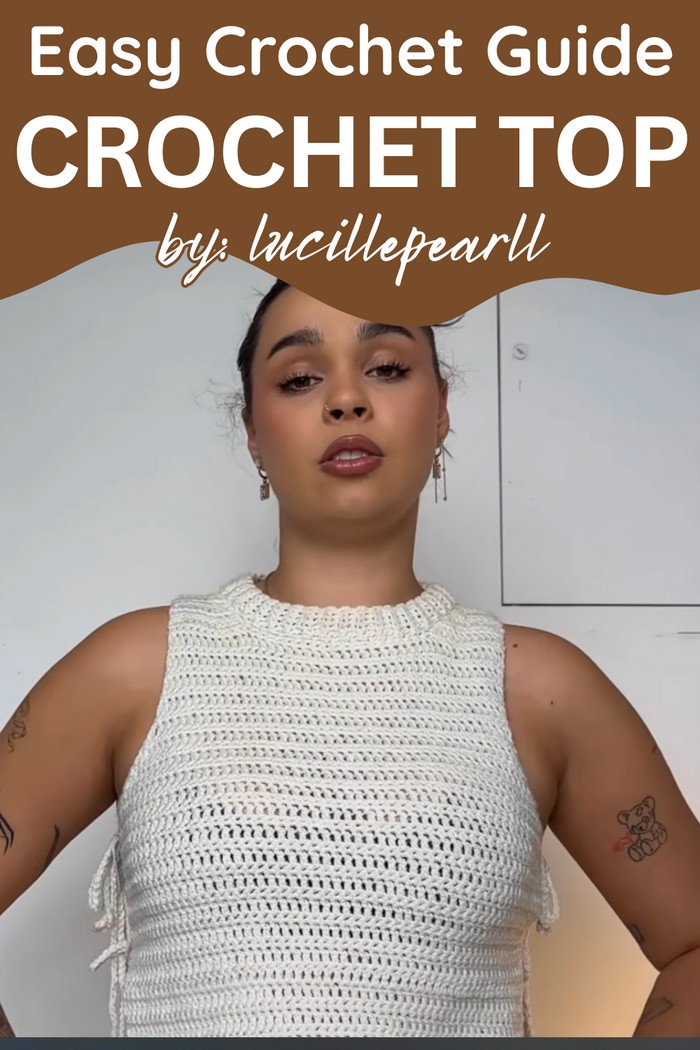 How to Crochet Simple Top Pattern for Beginners - All Thing Crafts