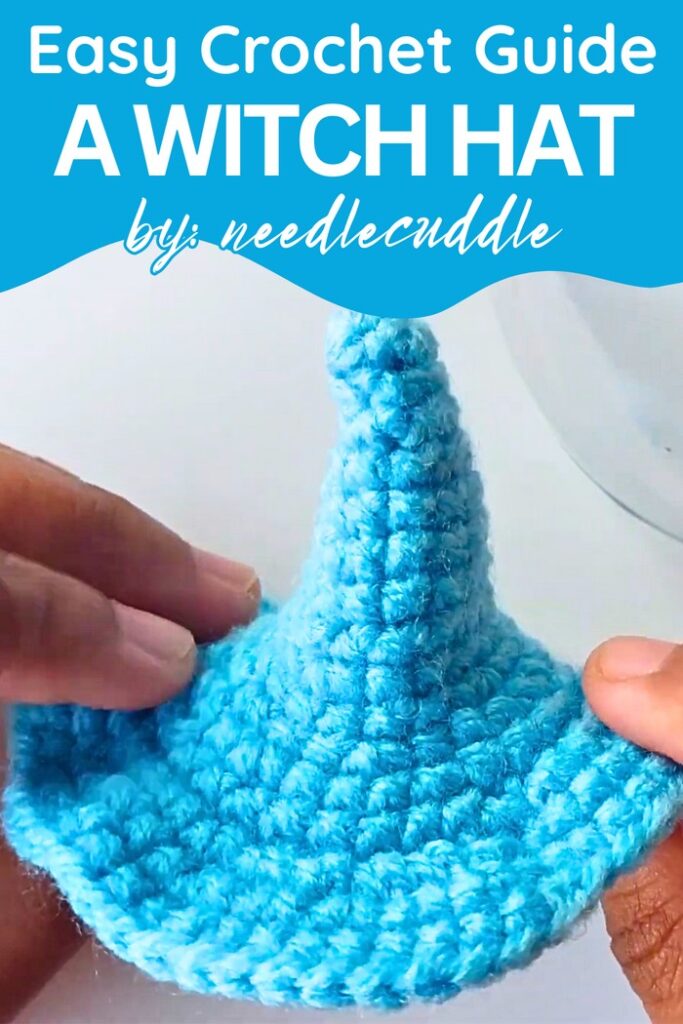 Easy Crochet Mini Witch Hat Pattern for Beginners - All Thing Crafts