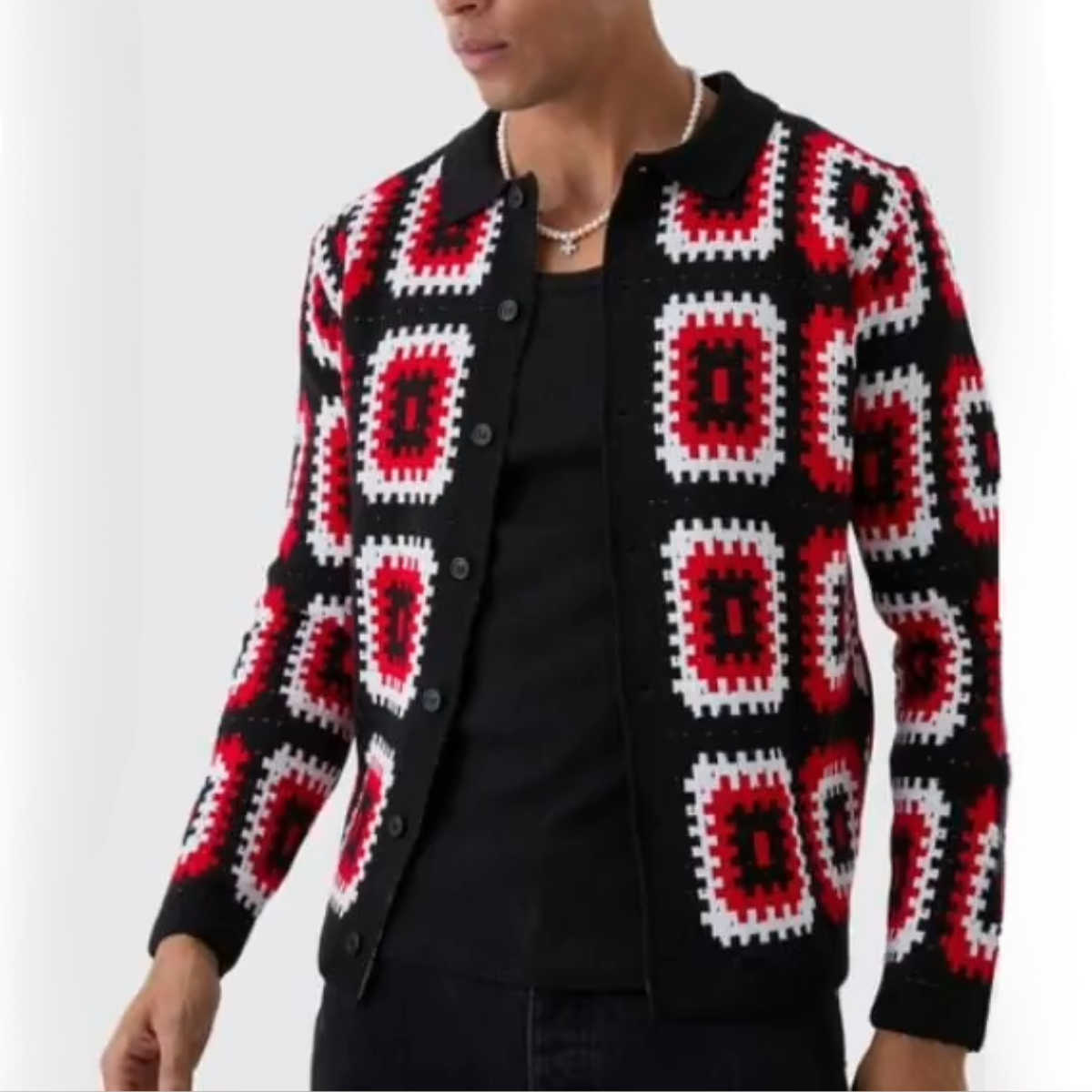 Modern Crochet Granny Rectangle Shirt Fashion Meets Handmade - All ...
