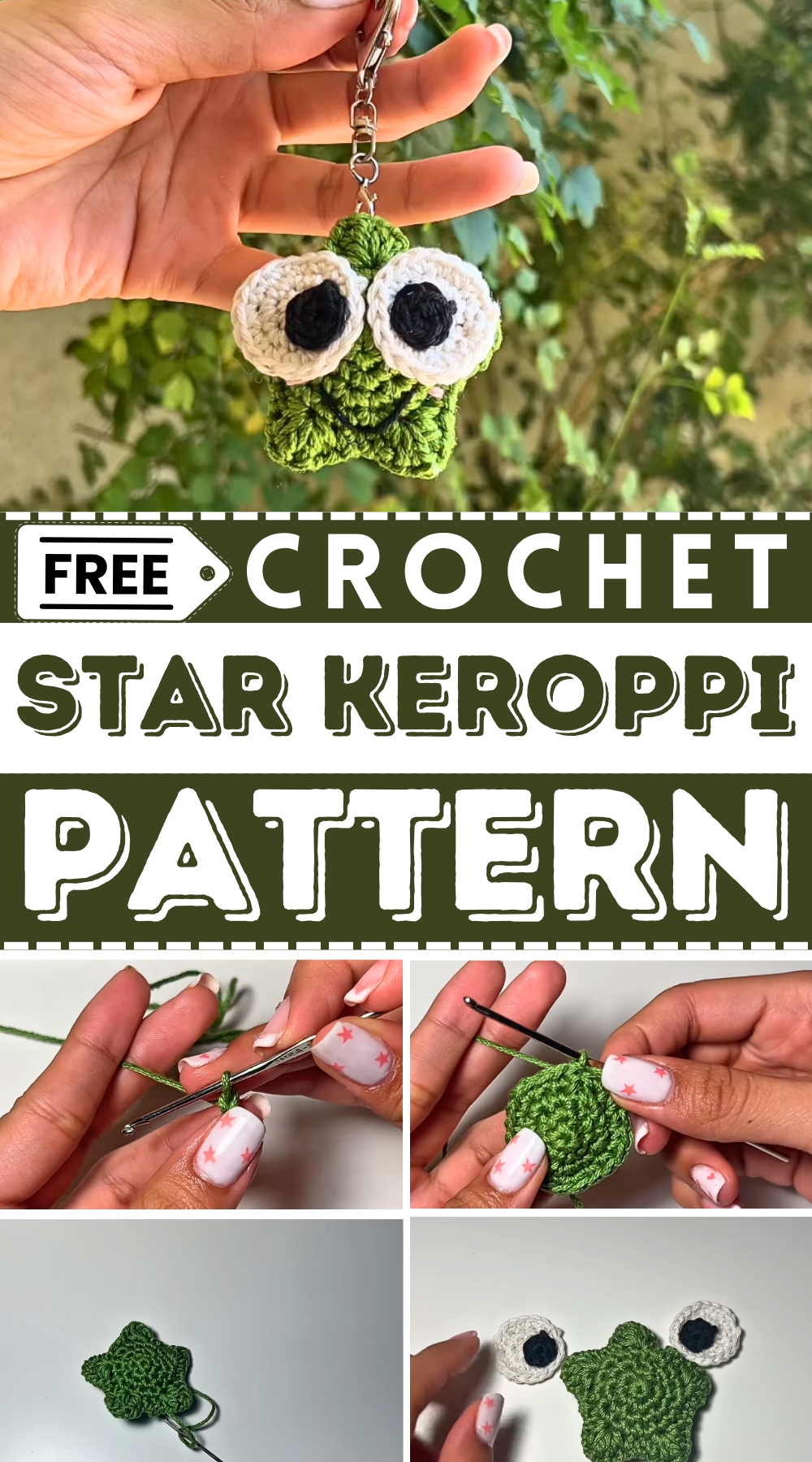 How to Crochet Star Keroppi Pattern to Elevate Your Decor - All Thing ...